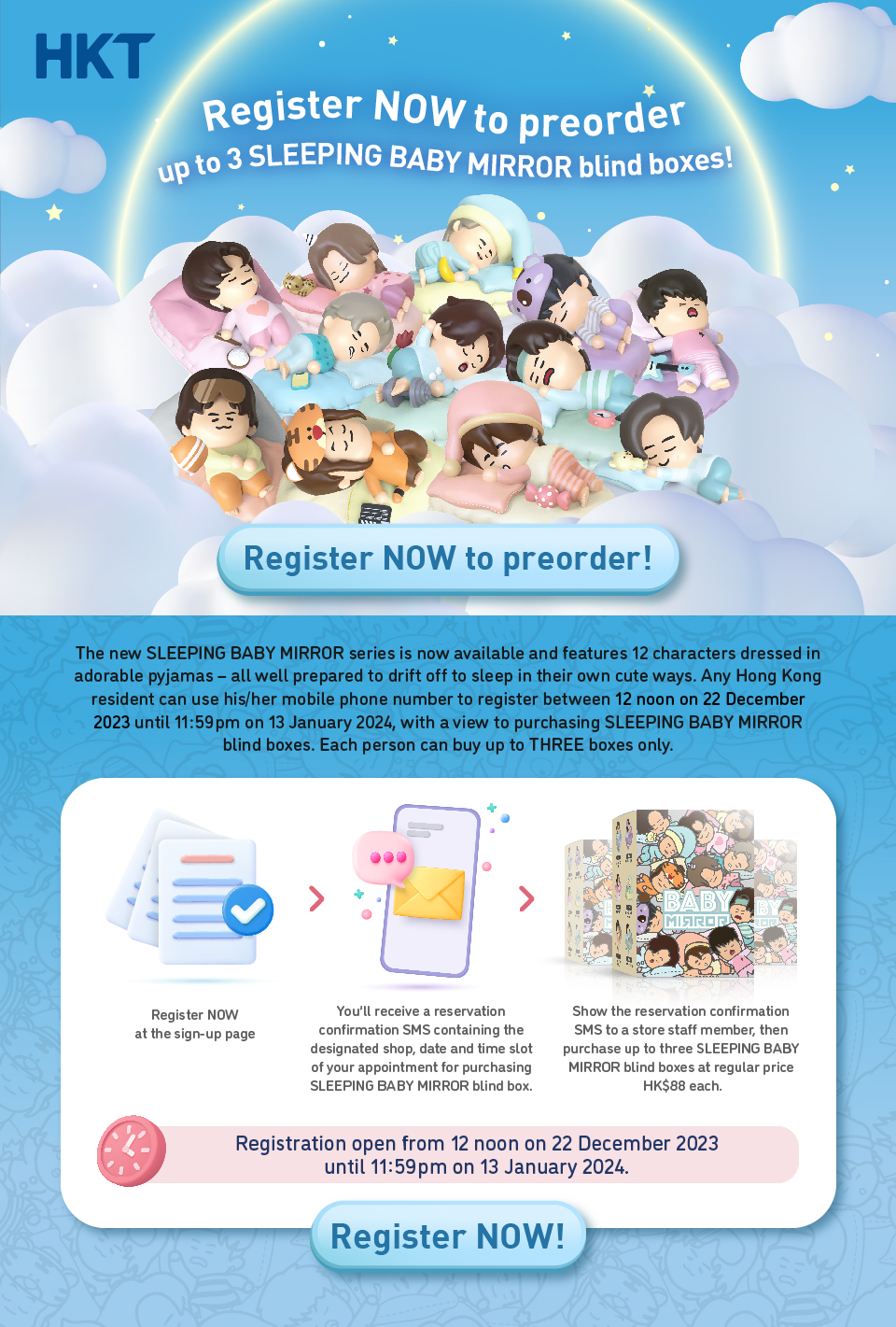 SLEEPING BABY MIRROR Blind Box Pre-order